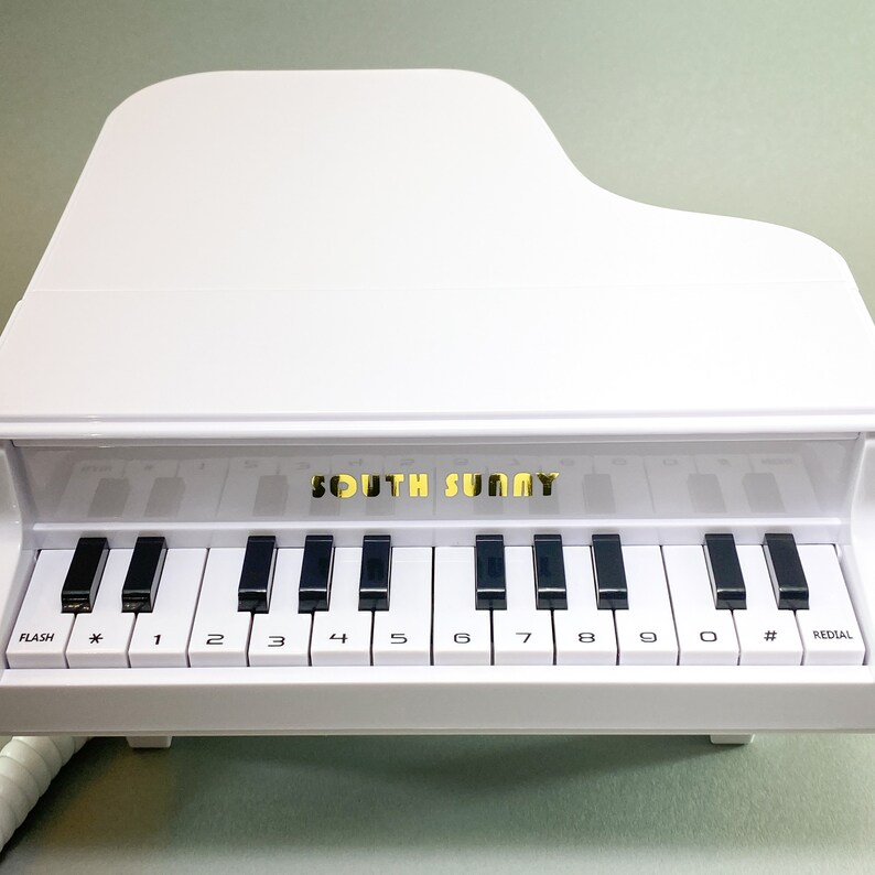 1990s Piano Telephone, Vintage Landline Novelty Telephone, Retro Pop ...