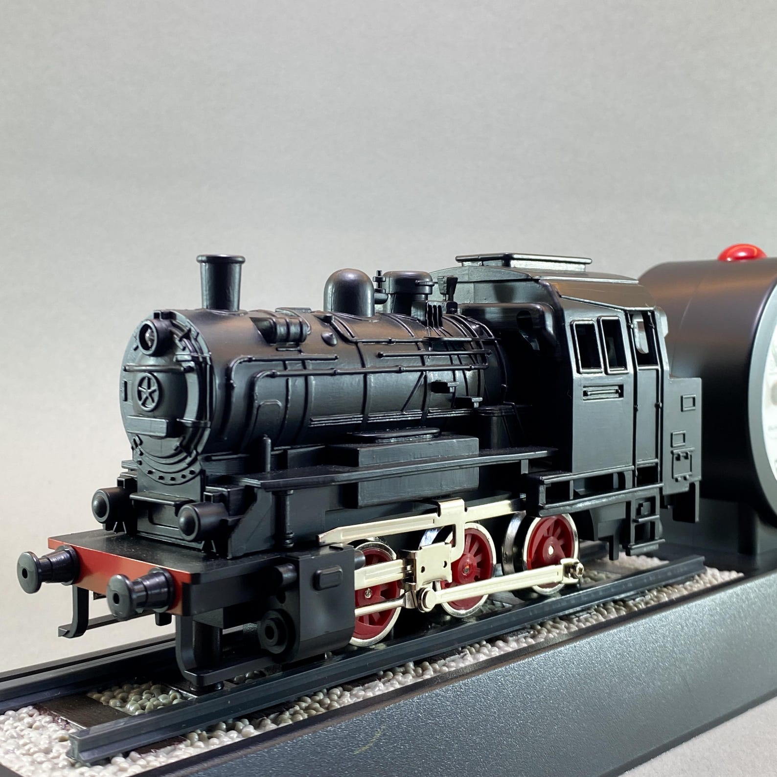 1990s Locomotive Train Alarm Clock, Vintage Meister Anker Animated ...