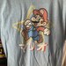 Blue Super Mario T-shirt Vintage T-shirt - Etsy