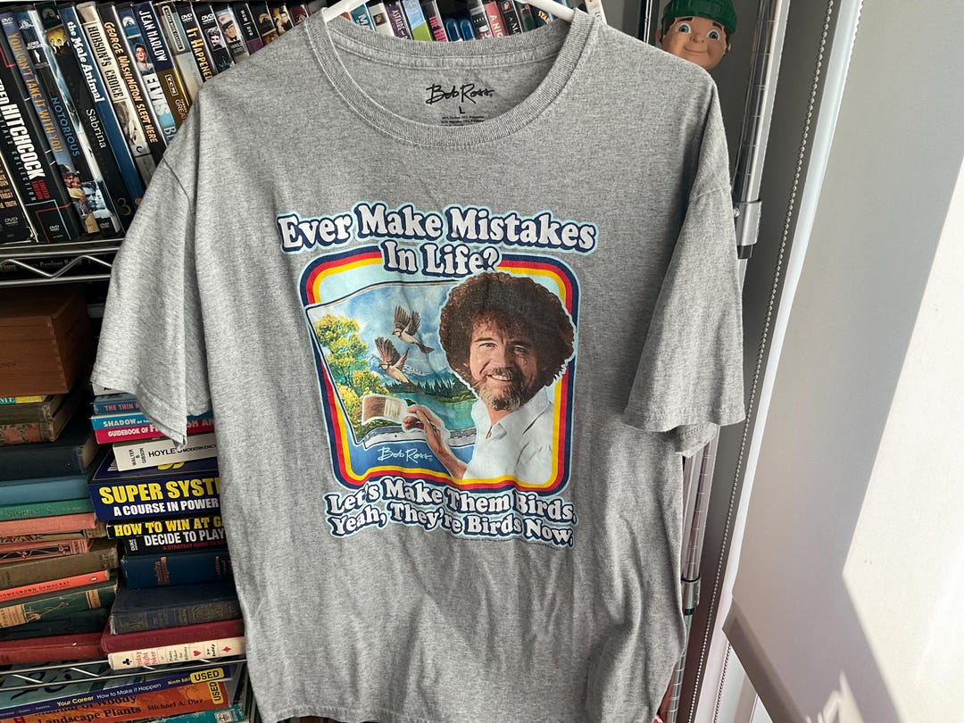Bob Ross Make Them Birds T-shirt - Etsy