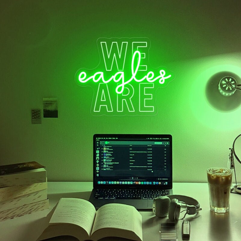 Custom Mascot Neon Sign, School Team Sign, Team Mascot Neon Sign ...