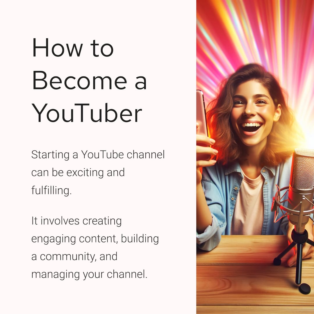 How to Become a Youtuber: Step-by-step Guide to Starting and Growing Your Channel Downloadable ...