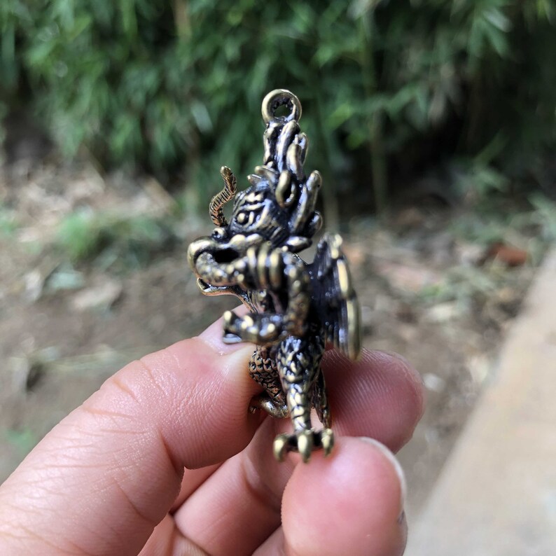 Tantra Buddhism Spread Wings Dapeng Bird Statue Pendant, Protection ...