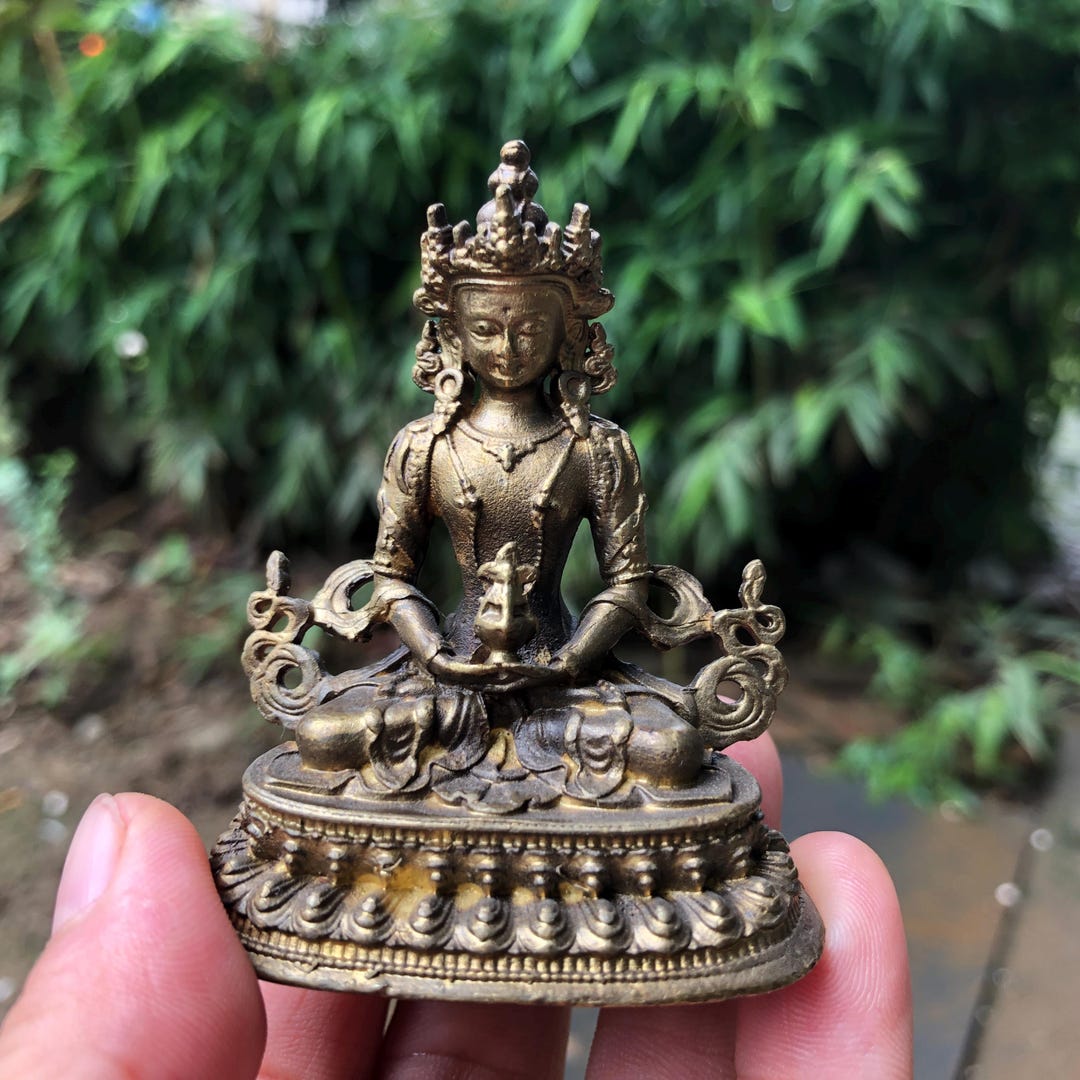 Buddha Tibet Buddha Statue, Small Brass Budha Idol Shakyamuni Fengshui ...