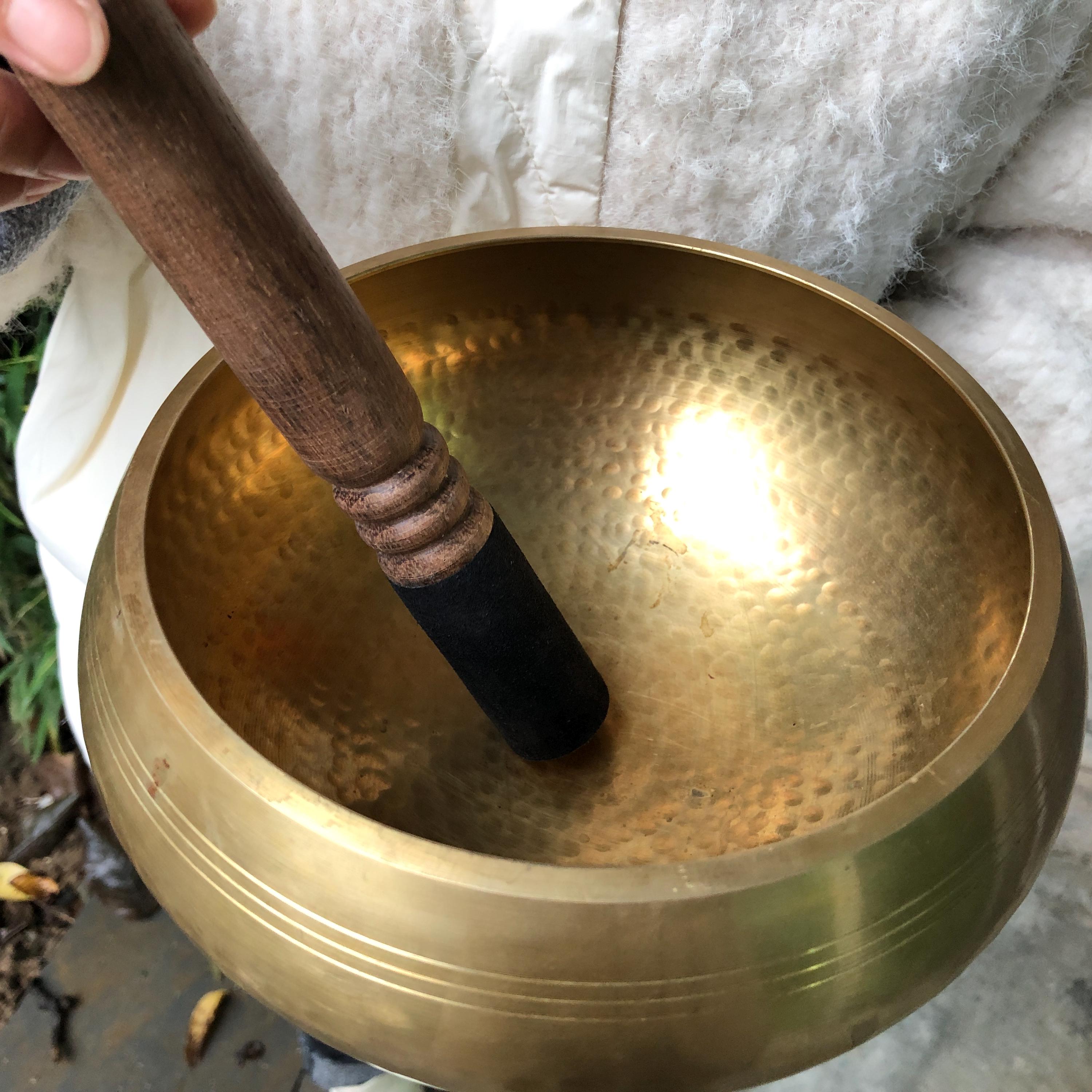8 Inches Set of 3 Singing Bowl Set Meditation Sound Bowl Buddha Opper ...