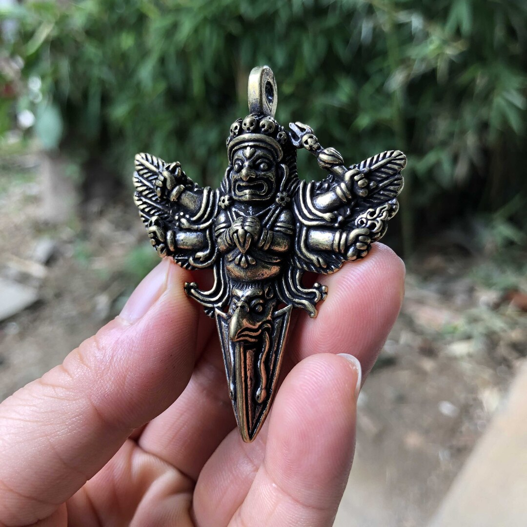 Tibetan Nepal Tantra Buddhism Yamantaka Exorcism Phurpa Pendant ...