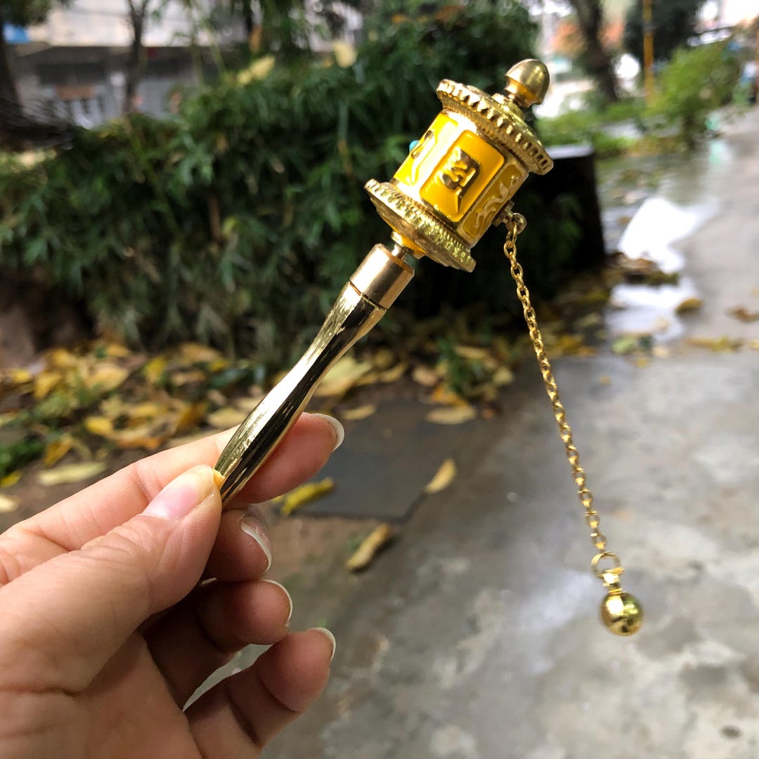 Nepal Handcrafted Metal Prayer Wheel With Metal Handle,buddhist ...