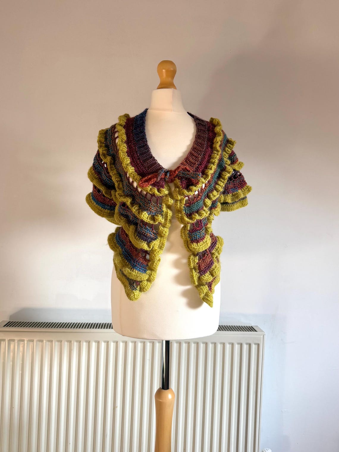 Sunset Ruffle Vest PDF Crochet Pattern: Crochet Cardigan, Crochet Vest ...
