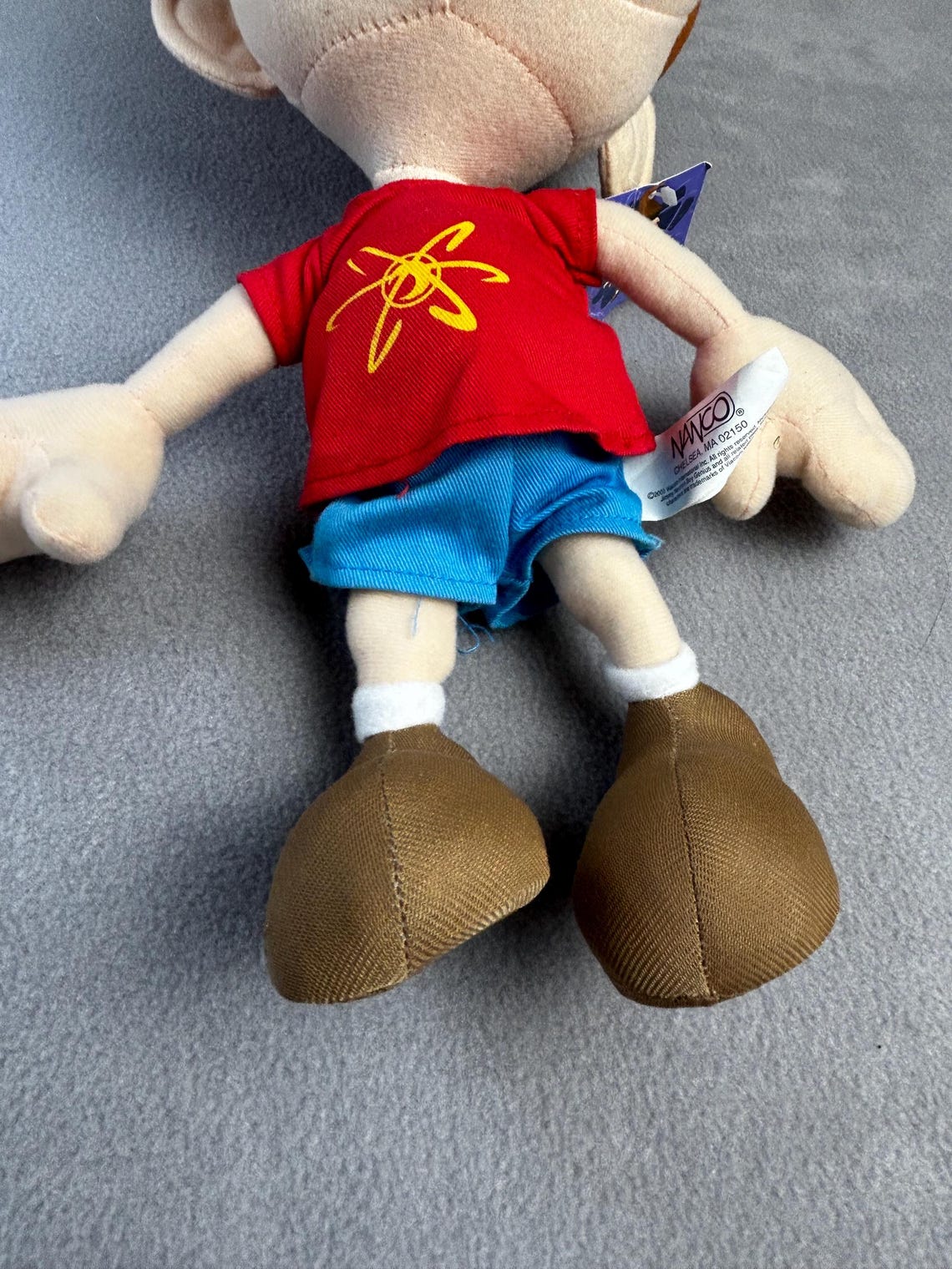 Nickelodeon the Adventures of Jimmy Neutron Boy Plush Vintage 2005 BNWT ...