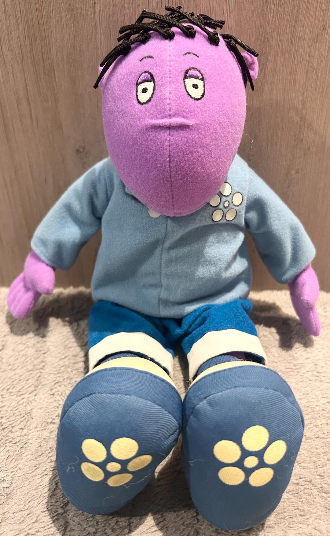 Vintage 90s BBC Tweenies Milo Teddy Kids Soft Toy Plush Retro Character ...