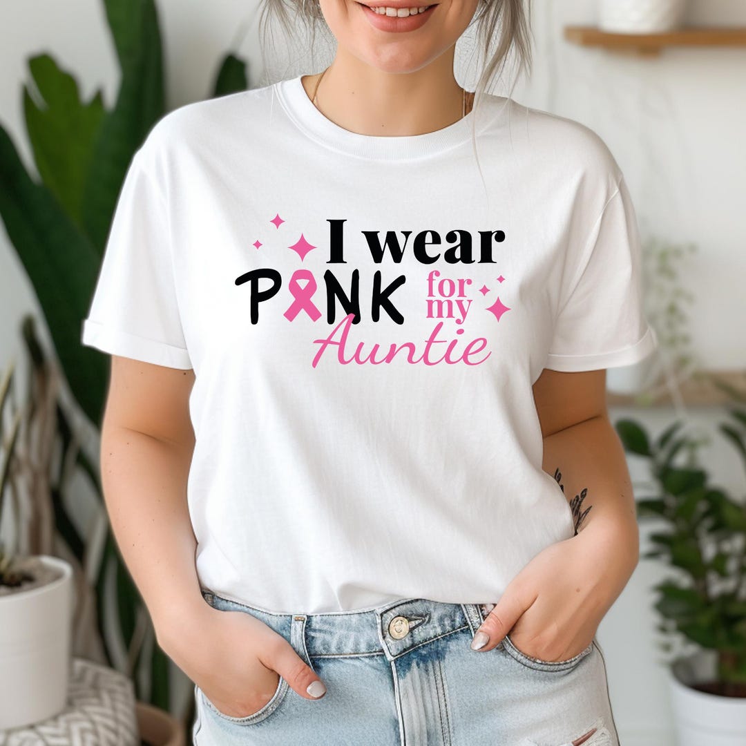 Custom Breast Cancer Awareness Shirt: Pink Ribbon Team Support Tee ...