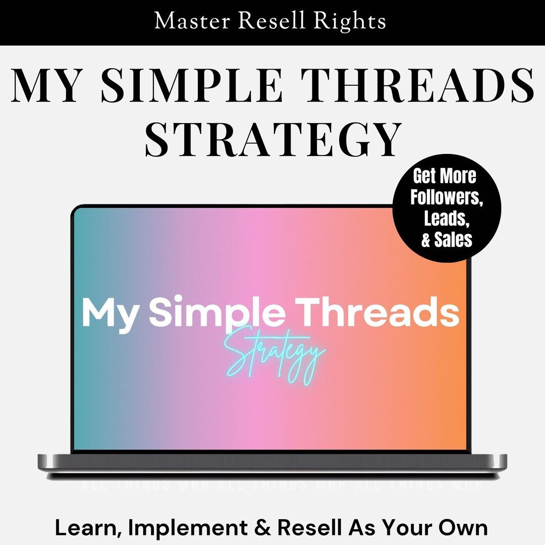 Threads Growth Strategy: Faceless Instagram Marketing (MRR) - Etsy