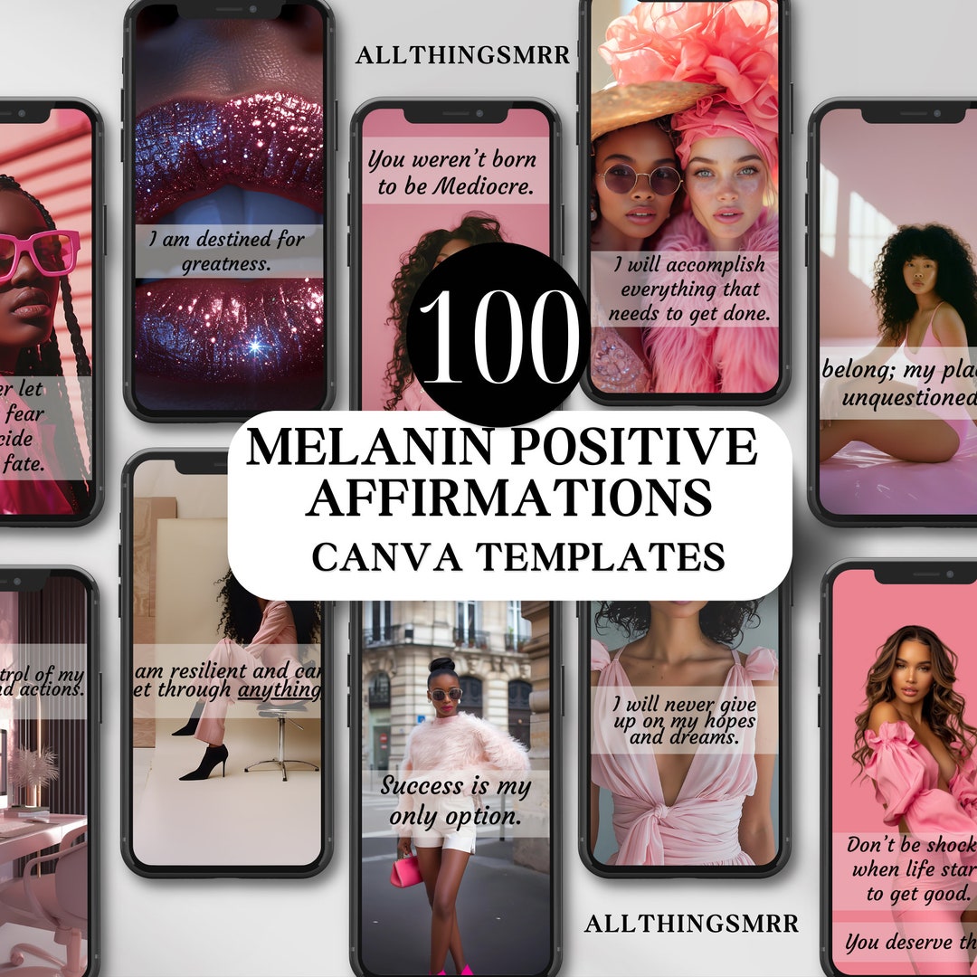 Melanin Faceless Instagram Stories MRR Pink IG Stories Positive ...