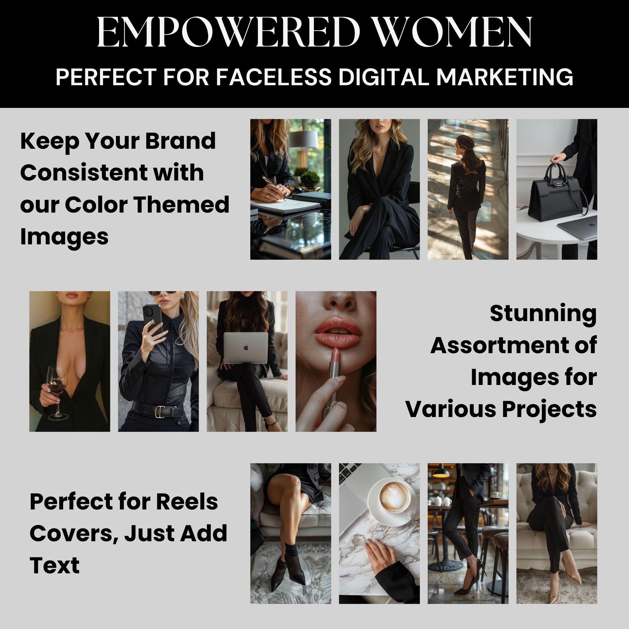 Faceless Woman Stock Photos: Aesthetic Instagram Images, MRR Resell ...
