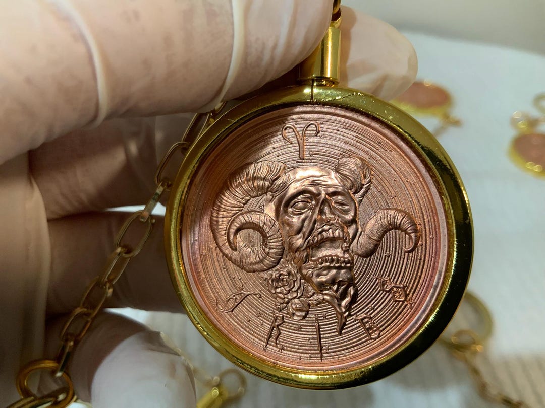 The Zombie Zodiac One Ounce Copper Keychains - Etsy