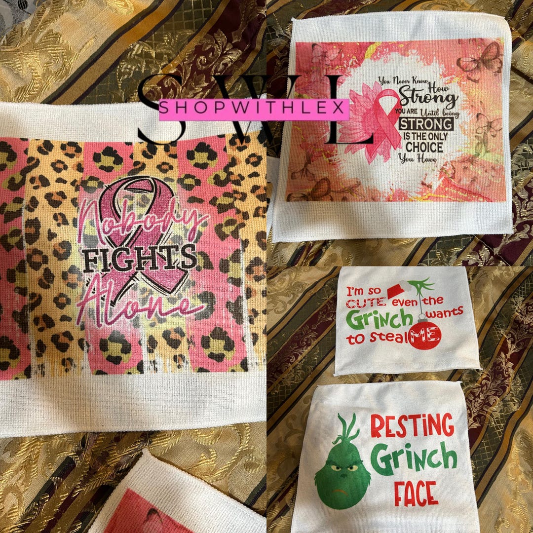 Custom Sublimation Face Towels - Etsy