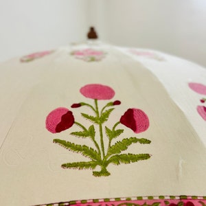 Beautiful Hand Block Printed Umbrella, Indian Handmade Large Big ...