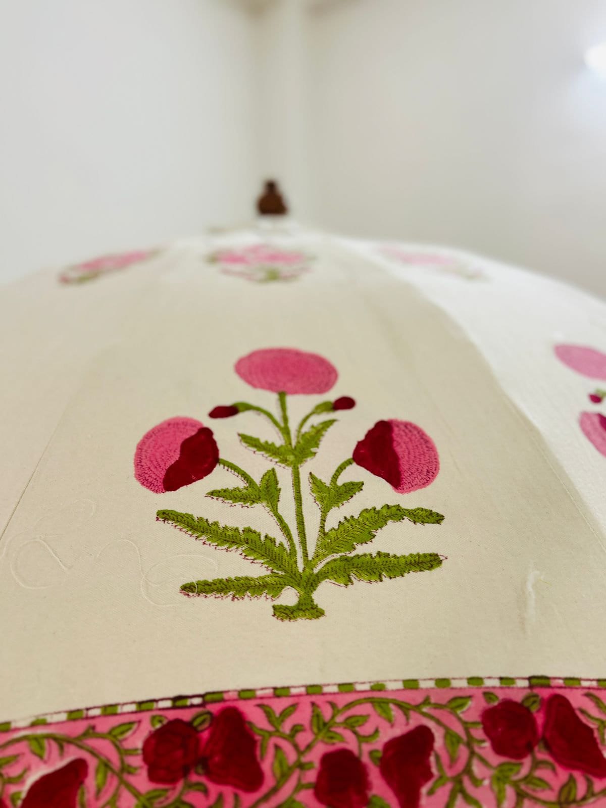 Beautiful Hand Block Printed Umbrella, Indian Handmade Large Big ...