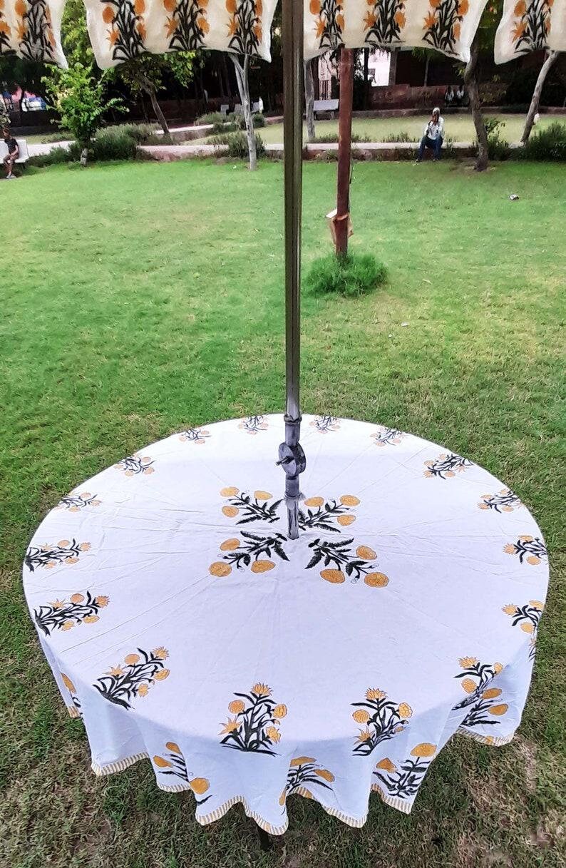 Beautiful Hand Block Printed Umbrella, Indian Handmade Large Big ...