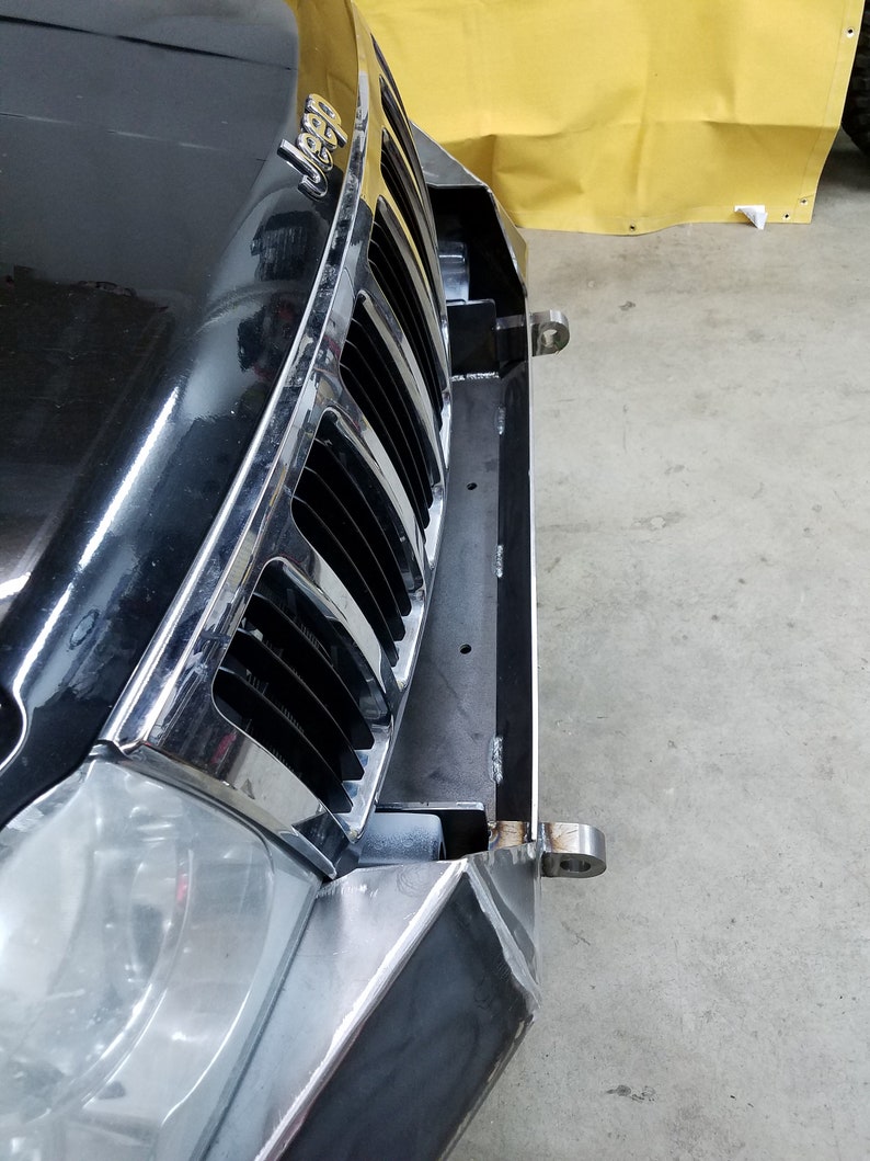 Power Bumper DXF Files: DIY Front Bumper With Winch for Jeep Grand ...
