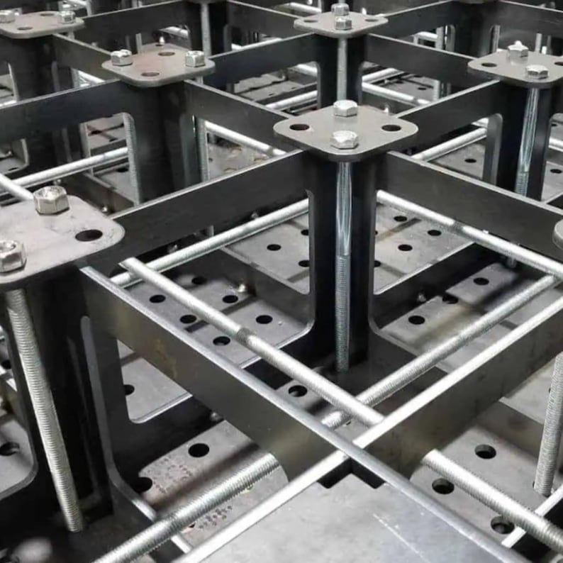 Welding Table Plans: CNC Plasma Cut Drawing (PDF Download, 1200x2000 Mm ...