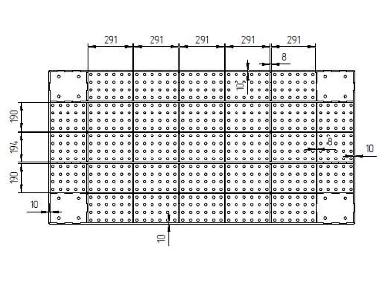 Welding Table Designs Drawing: Professional 39/79/6 Inch DXF Files for ...