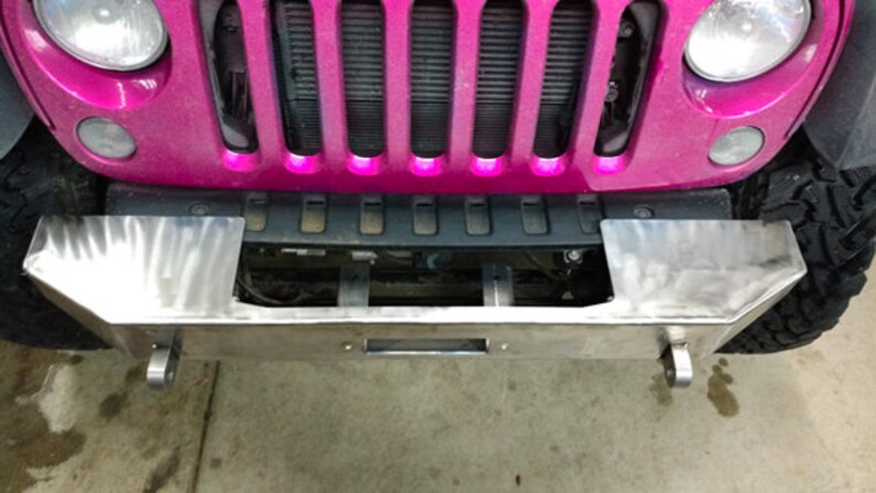 Jeep Wrangler Front Bumper DXF Files: DIY Winch Mount (2D & 3D CAD) - Etsy