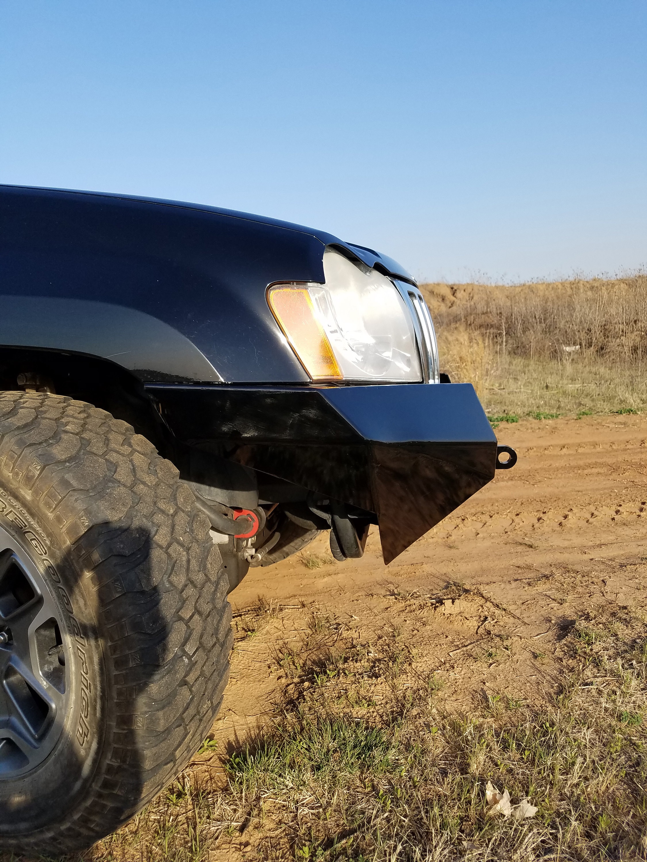 Power Bumper DXF Files: DIY Front Bumper With Winch for Jeep Grand ...
