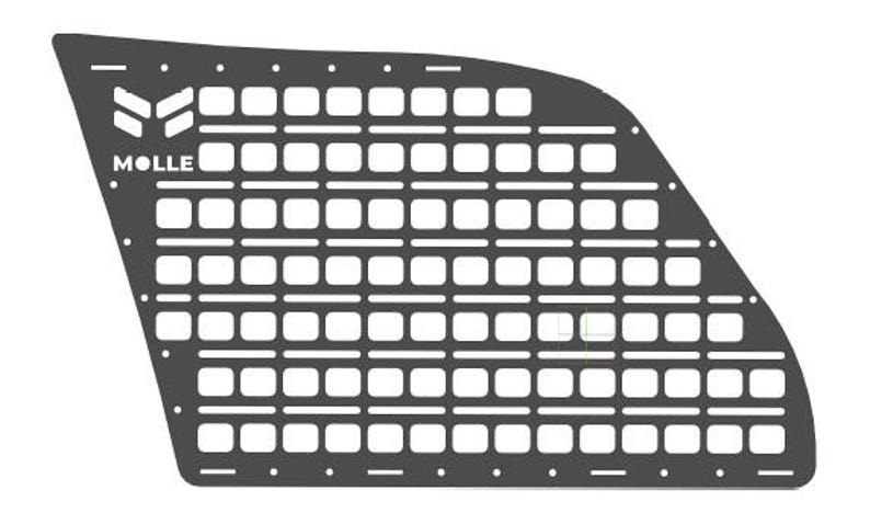 Volvo XC90 MOLLE Panel DXF File – Rear Window Storage System | Cnc ...