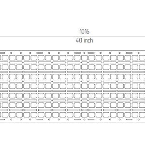 DIY MOLLE Panel 15x40 Inches (380x1016 Mm) – Easy Templates for Laser ...