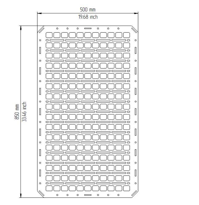 DIY Molle Panel DXF Files: CNC Laser Cut Car Organizer (digital Product ...