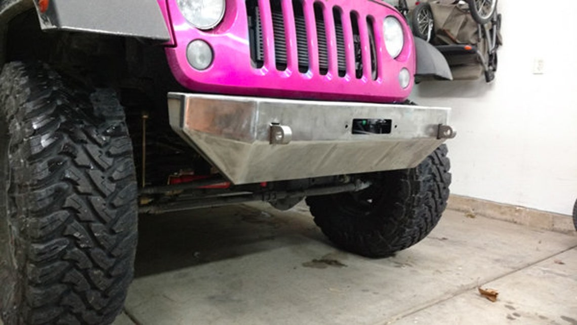 Jeep Wrangler Front Bumper DXF Files: DIY Winch Mount (2D & 3D CAD) - Etsy