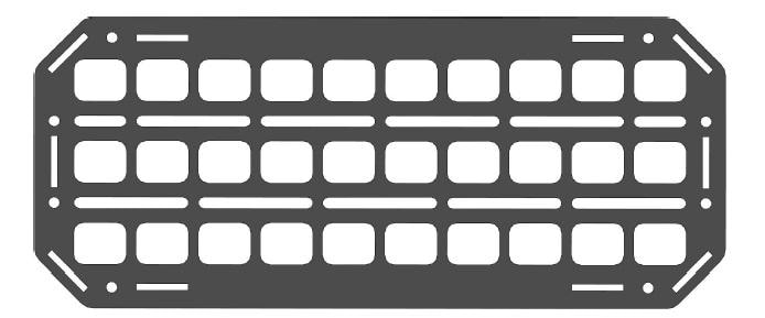Development of a Personal Molle Panel According to Your Dimensions DXF ...