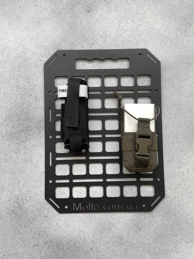 DIY Molle Panel Tactical Gear Bag. DXF File for Plasma Cutting ...