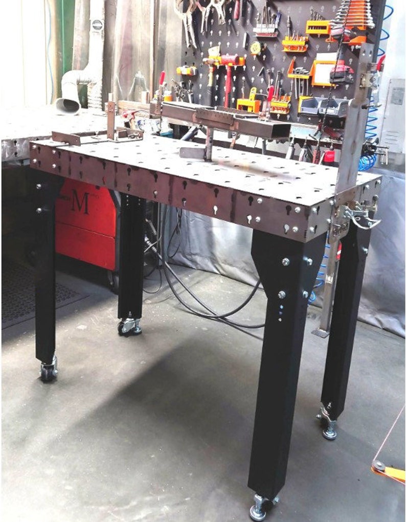 Welding Table Plans: 900x1800mm Workbench, PDF & DXF Files - Etsy