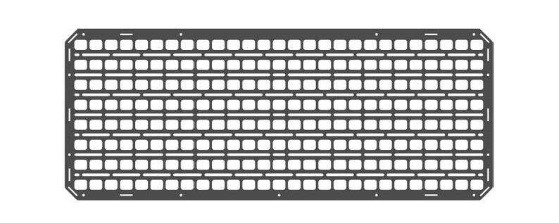 Molle Panel DXF Files: CNC Laser Cut Car Organizer (digital Download ...