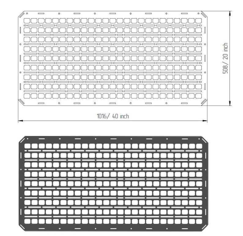 DIY MOLLE Panel DXF Files: Custom Car Organizer (40x20 Inches) - Etsy