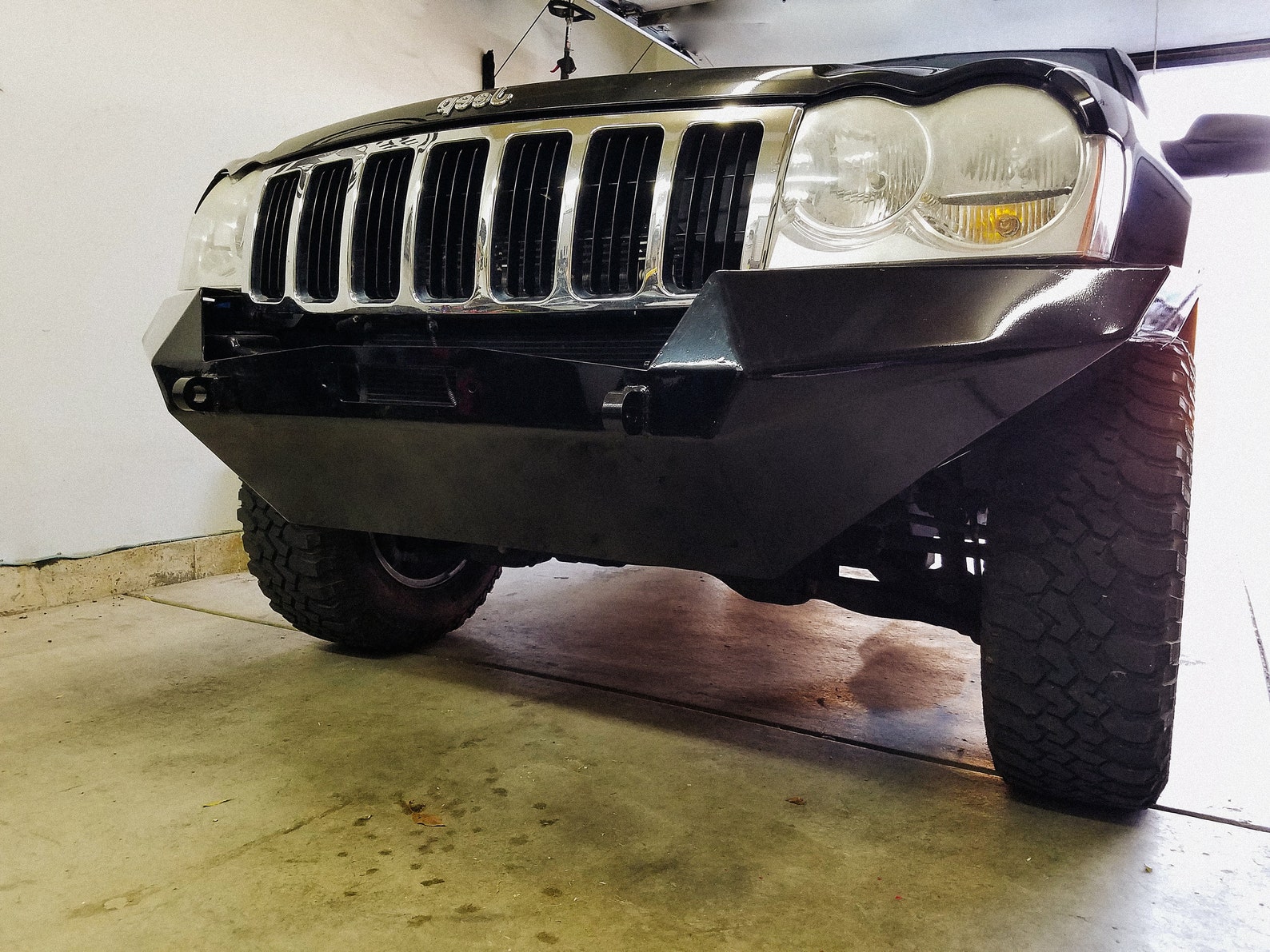 Jeep Grand Cherokee WK Front Bumper DXF Files: CNC Winch Mount (diy) - Etsy