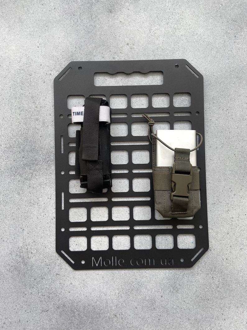 DIY Molle Panel Tactical Gear Bag. DXF File for Plasma Cutting ...