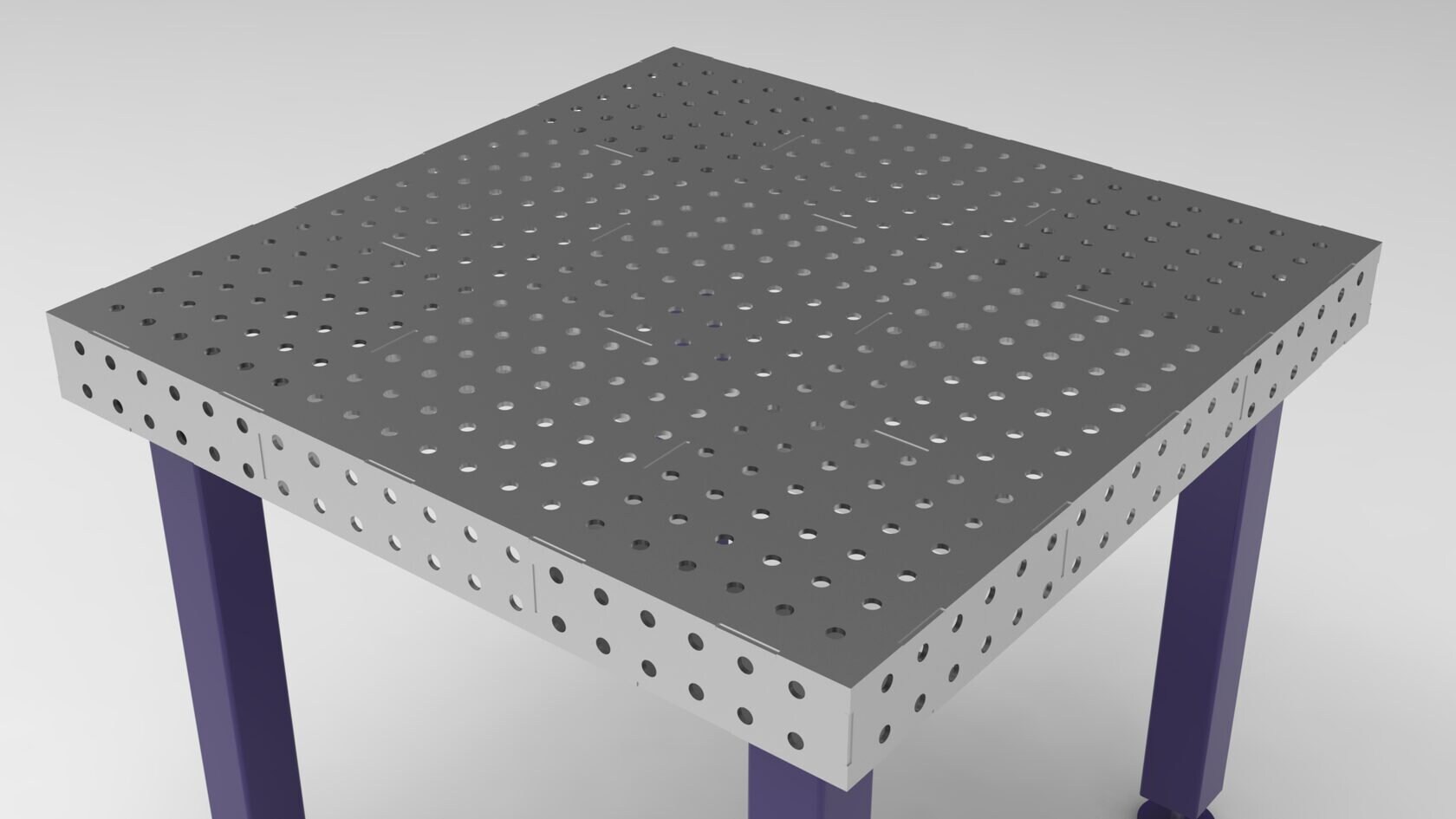 CNC Welding Table Plans Precise DXF Files for Metal Fabrication 48 / 48 ...