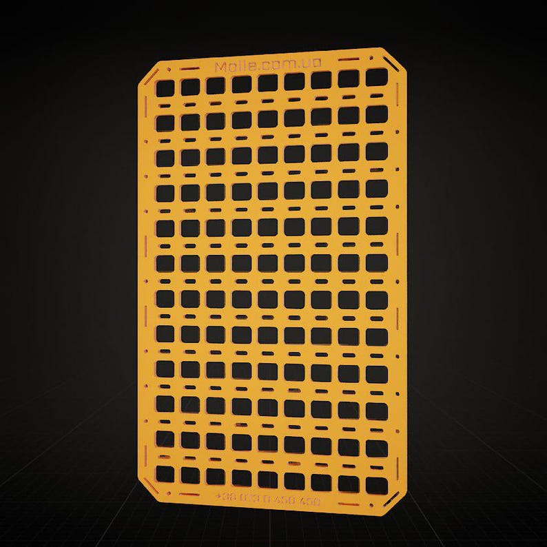 Development of a Personal Molle Panel According to Your Dimensions DXF ...