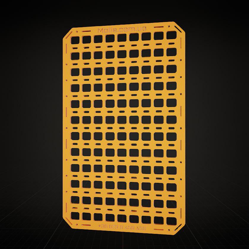 Development of a Personal Molle Panel According to Your Dimensions DXF ...