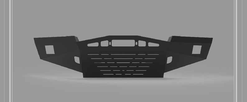 Power Bumper DXF Files: DIY Front Bumper With Winch for Jeep Grand ...