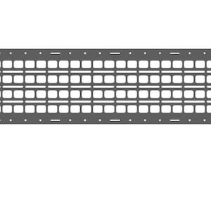 DIY MOLLE Panel DXF Files - 10x69 Inches (254x1752 Mm) Custom Car ...