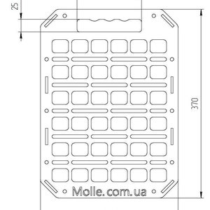 DIY Molle Panel Tactical Gear Bag. DXF File for Plasma Cutting ...