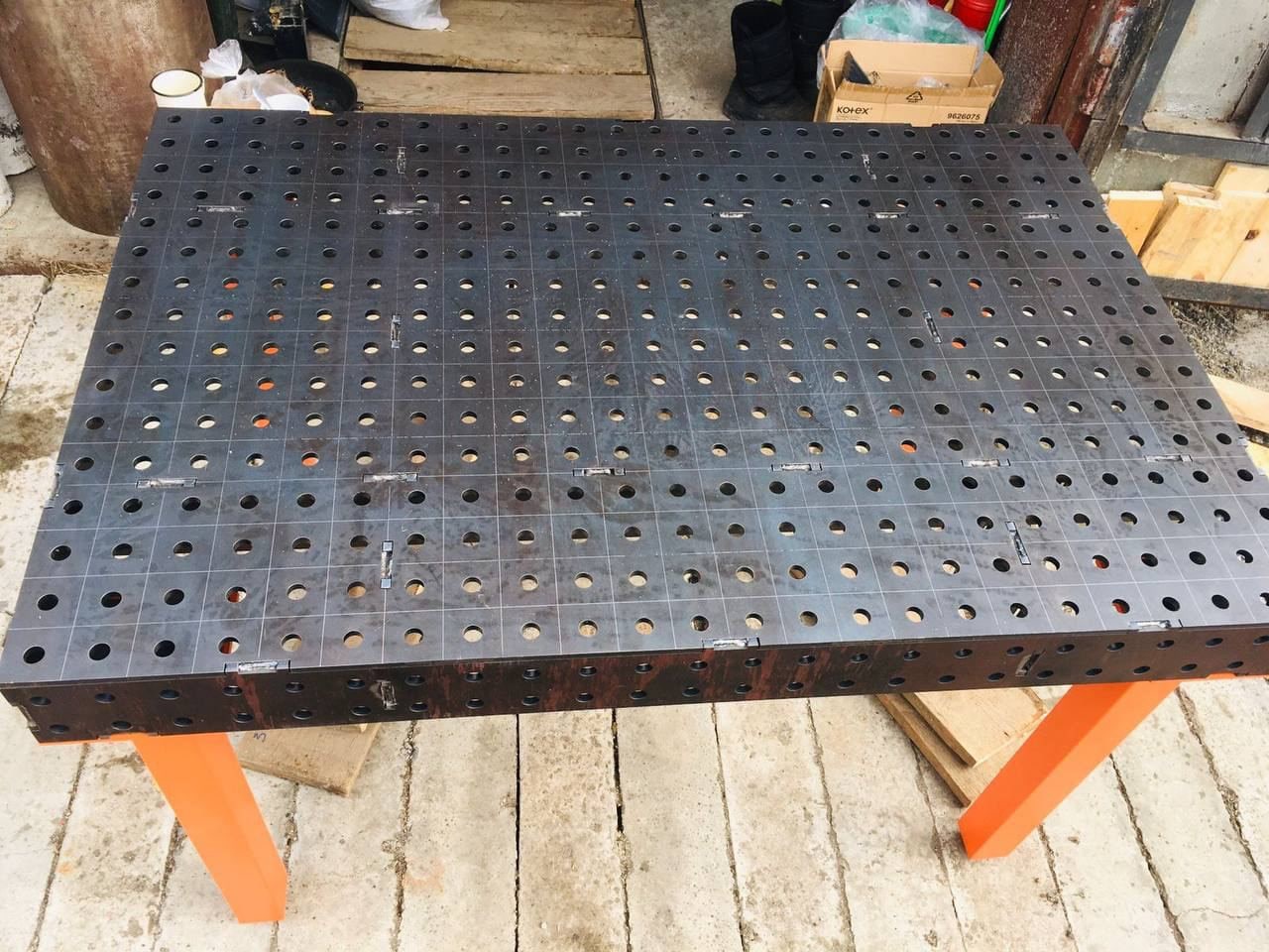 CNC Welding Table Plans Precise DXF Files for Metal Fabrication 48 / 48 ...