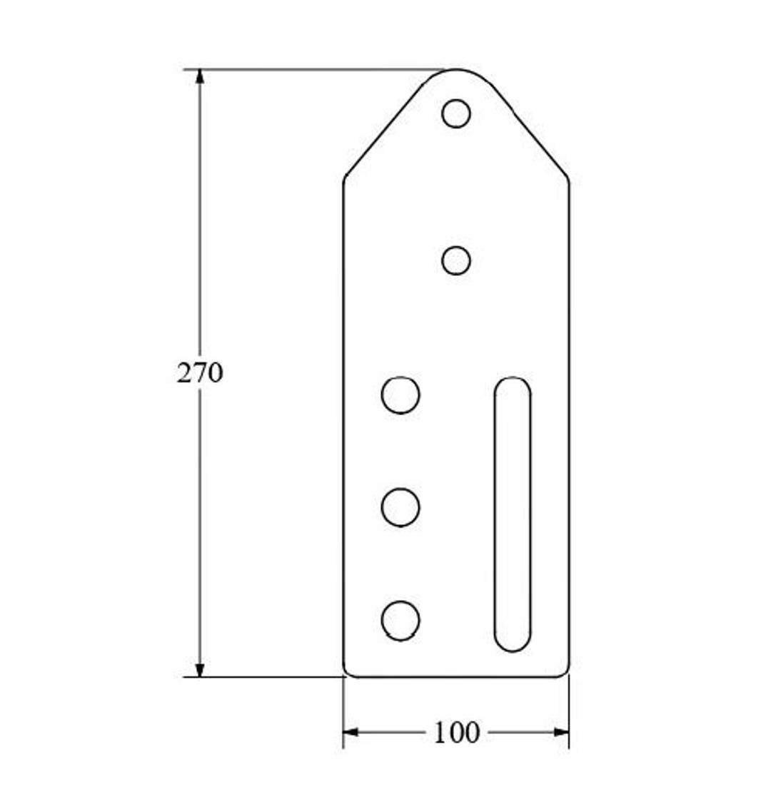 Heavy-duty Welding Bracket DXF File | CNC & Laser Cutting | Welding ...