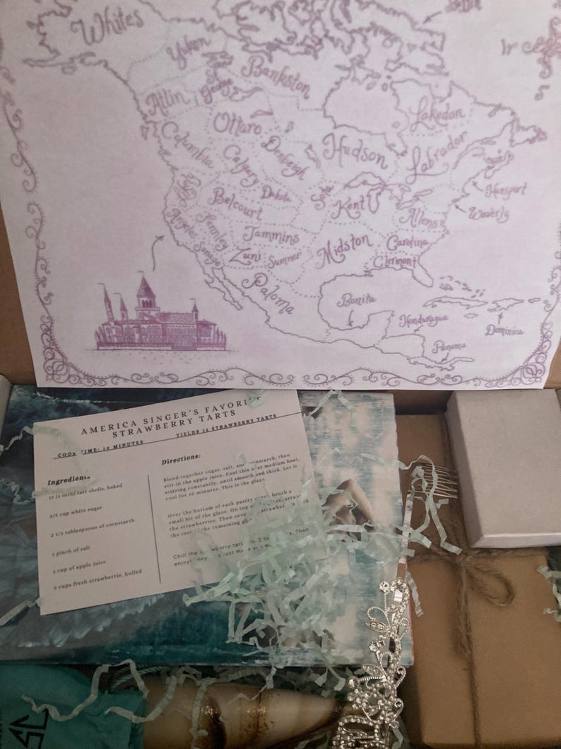 Themed Gift Box Personalized Aesthetic Box Custom Book Box Curated TV ...