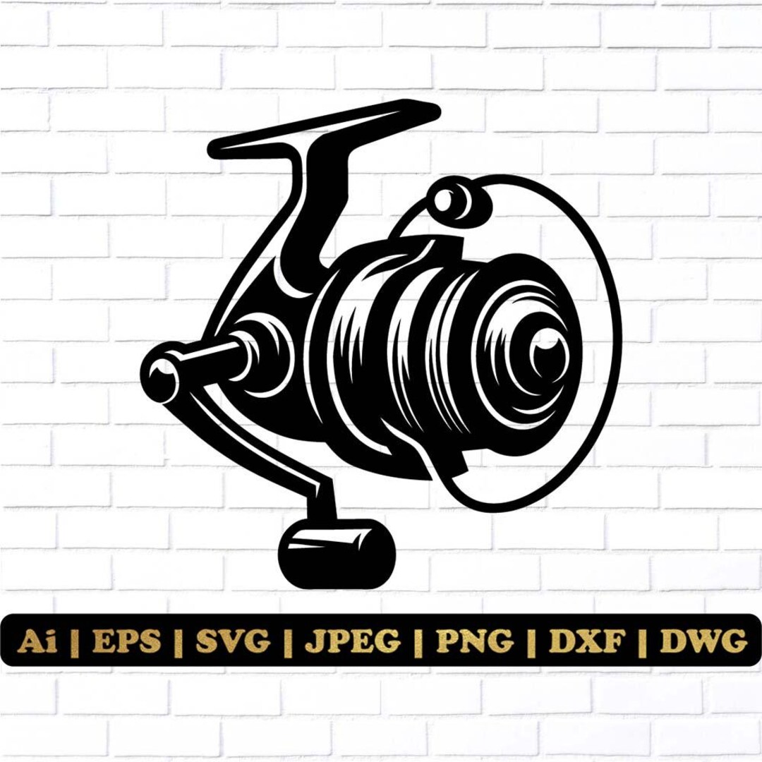 Crankbait Fishing Lure Reel Svg, Fish Reel Svg, Fish Hunting Svg ...