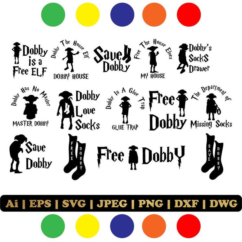 Dobby Svg - Etsy